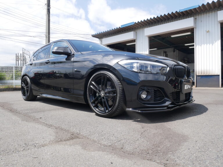 F20 118i MAXTONデザインフロントリップスポイラー取り付け | B Plus【ビープラス】 BMW Professional Shop